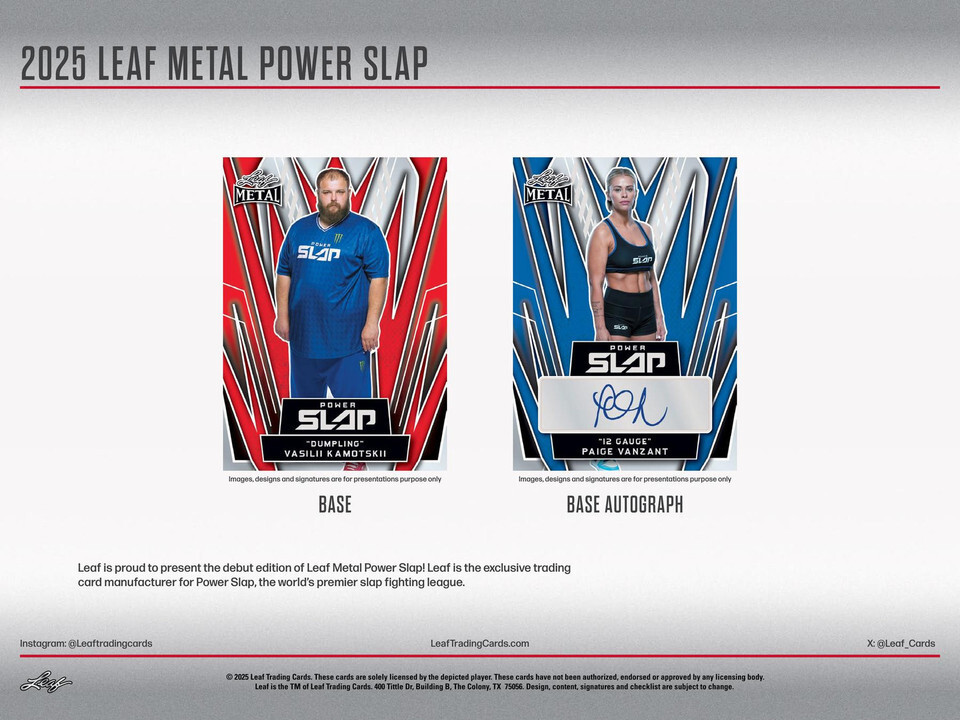 2025 Leaf Metal Power Slap Factory Sealed Hobby Box | eBay