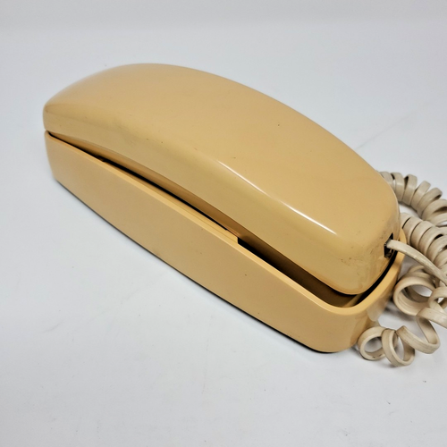 Vintage Beige Tan Princess Touch-Tone Phone AT&T 210 Trimline Telephone ...