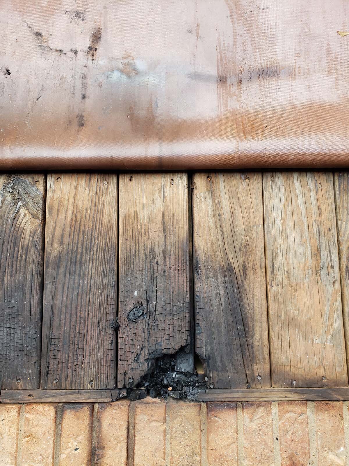 Fire pit Deck Protector - DeckProtect (TM), Outdoor Fireproof Deck ...