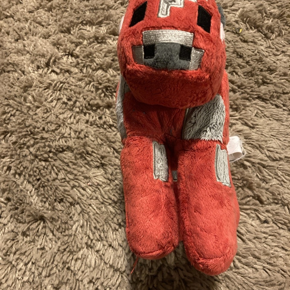 Mojang Jinx Red Bull Cow Minecraft Plush 9” Stuffed Animal 2014 | eBay