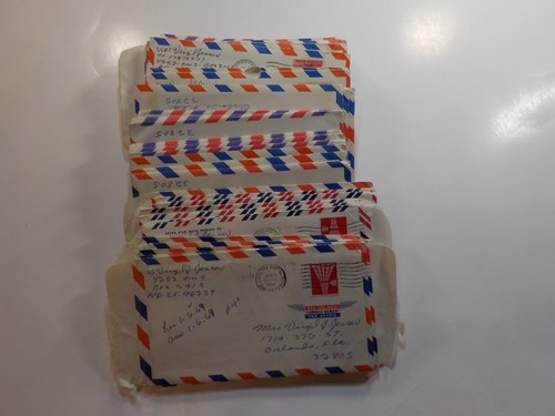 49 Vietnam War Letters Air Force APO Military Orlando Florida Lot ...
