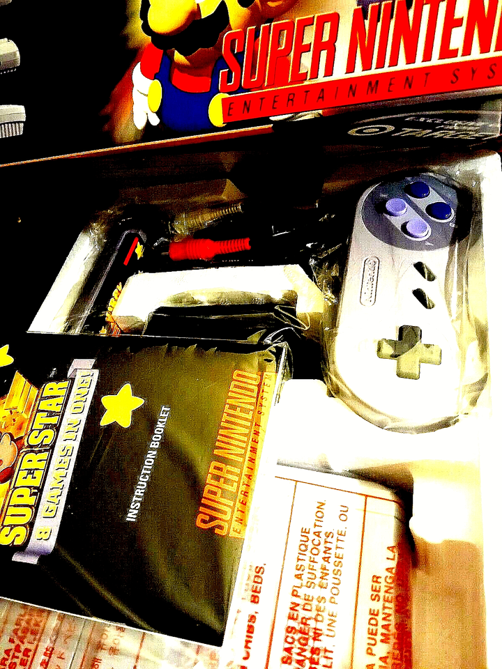 [NEW] SUPER Nintendo NES MiNi SNES Factory Sealed PANASONIC Q GAMECUBE ...