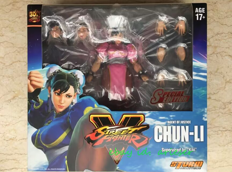 Storm Collectibles 1/12 Agent Of Justice Chun-Li Pink Version SF 5 | eBay