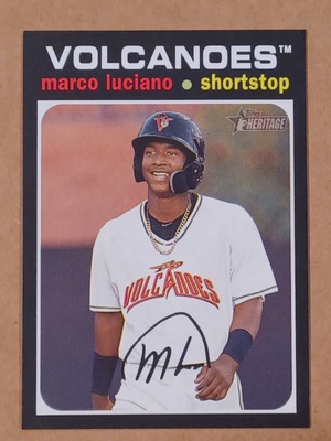 2020 Topps Heritage Minors Baseball # 113 Marco Luciano | eBay