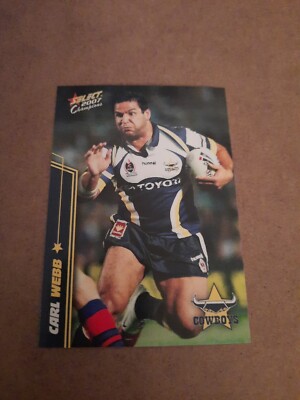 2007 Select NRL Champions Carl Webb | eBay Australia