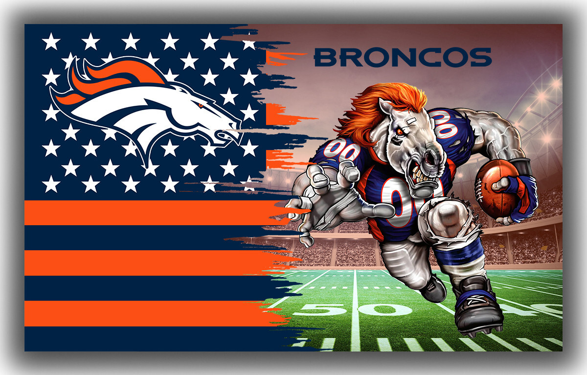 Denver Broncos Logo Wallpaper Portrait