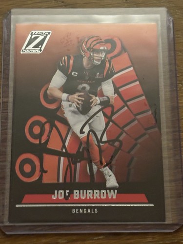2022 Panini Zenith JOE BURROW on Card Autograph #30 | eBay