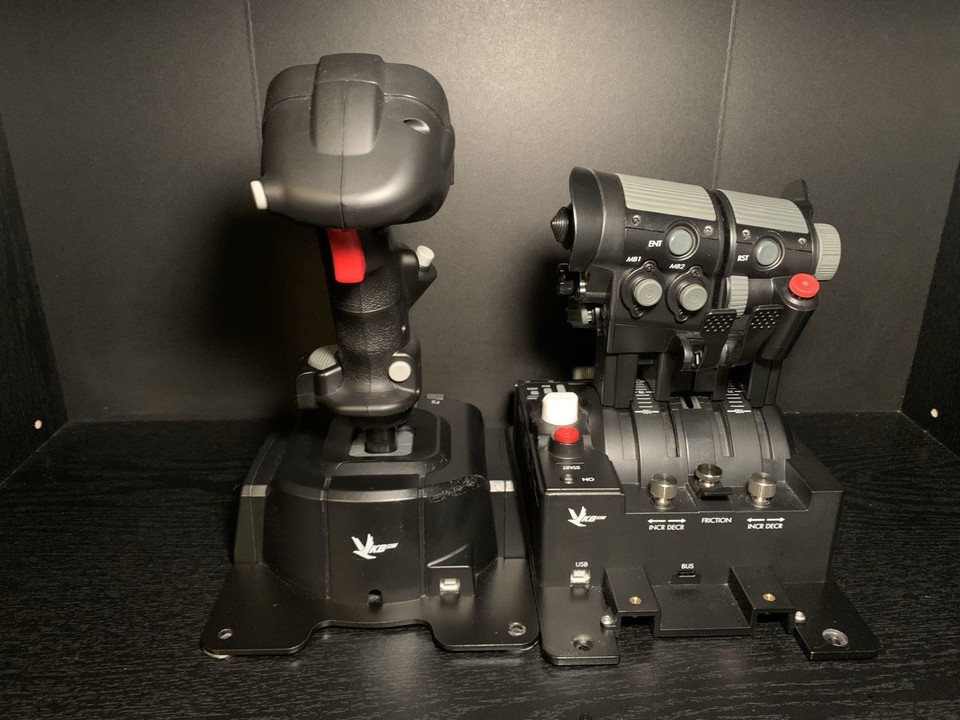 HOTAS PC Flight Simulator Controls VKB Gladiator NXT EVO Joystick STECS ...