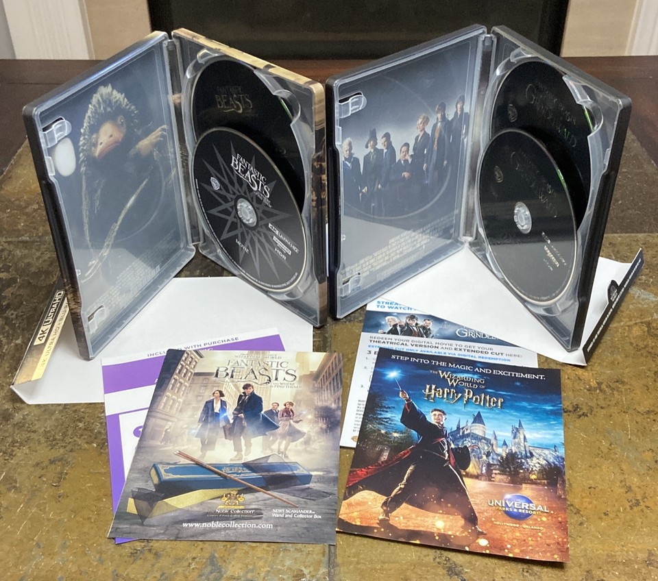 Fantastic Beasts & Where To Find Them + Crimes of Grindelwald 4K ...