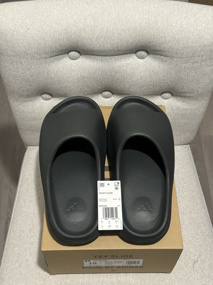 Yeezy Slide Dark Onyx (ID5103) | New | Size 7-13 | FAST SHIP | EBAY ...