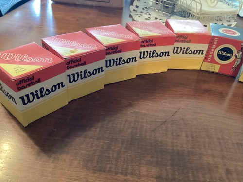 Wilson baseball Lot Of 9 Balls In Sealed Boxes | eBay