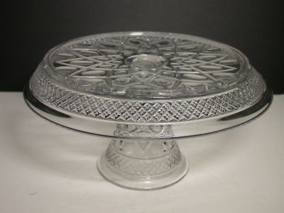 Imperial Cape Cod Cake Stand Clear 11" D, 6 1/4" T | eBay