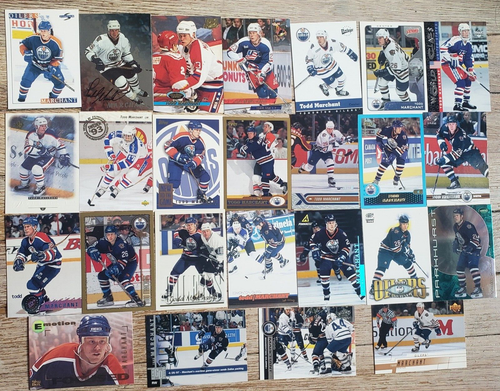 Todd Marchant Over 50 Different Hockey card lot-RC, Autograph, Inserts ...
