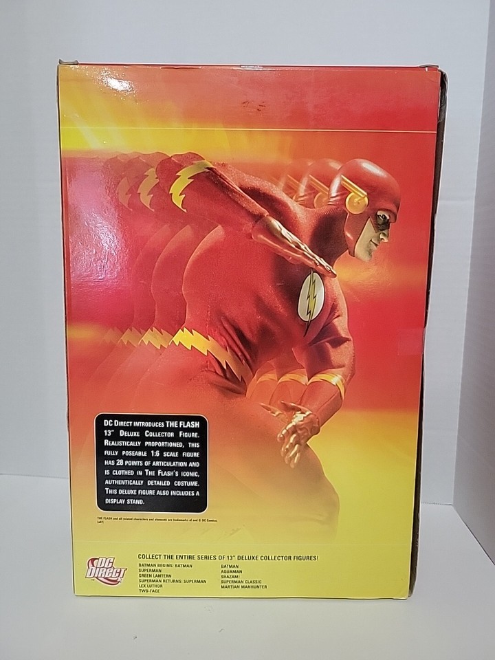 DC Direct The FLASH 13" Deluxe Collector Action Figure JLA Factory | eBay