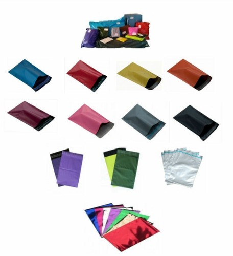 100 FUNKY PINK Mailing Postage Parcel Post Bags 9" x 12" Self Seal ...