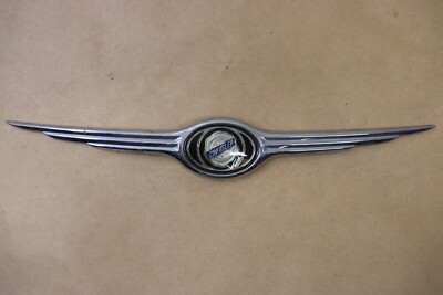 04-08 CHRYSLER CROSSFIRE EMBLEM TRUNK HATCH DOOR EMBLEM LOGO CHROME ...