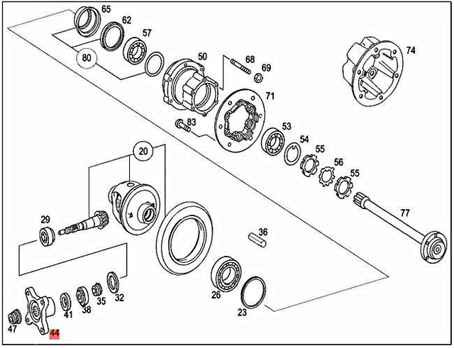 Genuine Companion Flange 9063500045 for sale online | eBay
