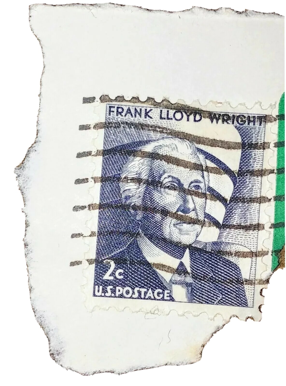 Authentic U S Postage Stamp. 2 cents of Frank Lloyd Wright | eBay