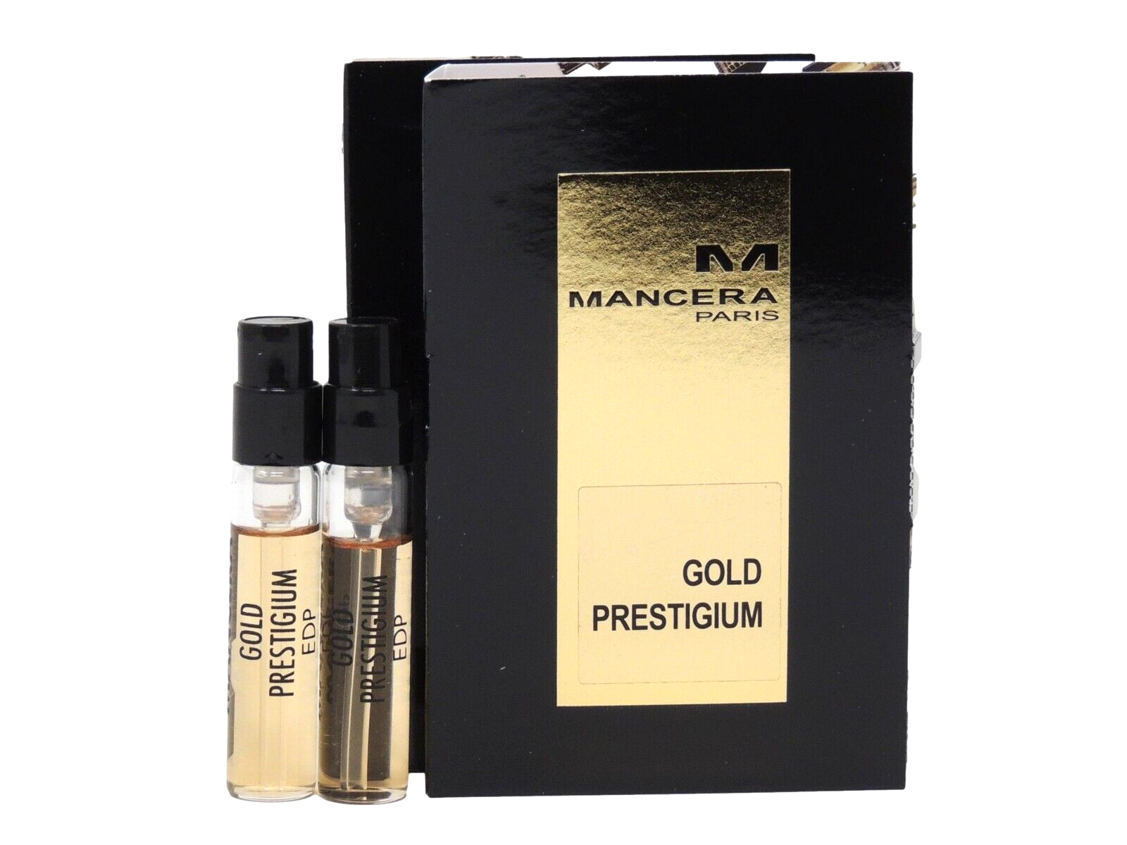 MANCERA GOLD PRESTIGIUM EDP 2.0ml .06fl oz x 2 COLOGNE SPRAY SAMPLE ...