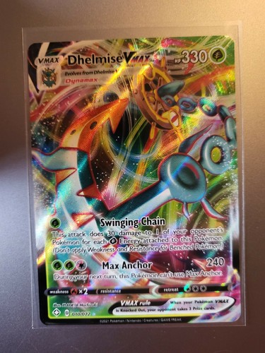 Dhelmise VMAX Ultra Rare - 010/072 Shining Fates - Pokemon TCG - Mint ...