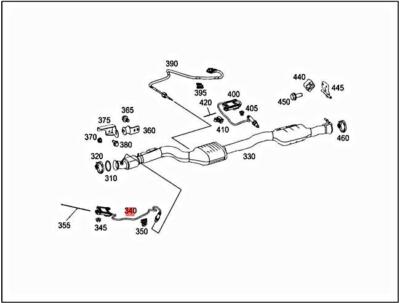 Genuine MERCEDES X222 W242 906 A205 C117 C205 C253 Nox sensor ...