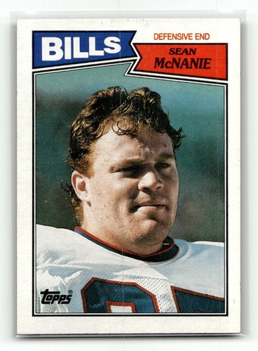 1987 Topps Football #367 Sean McNanie Buffalo Bills Defensive End | eBay