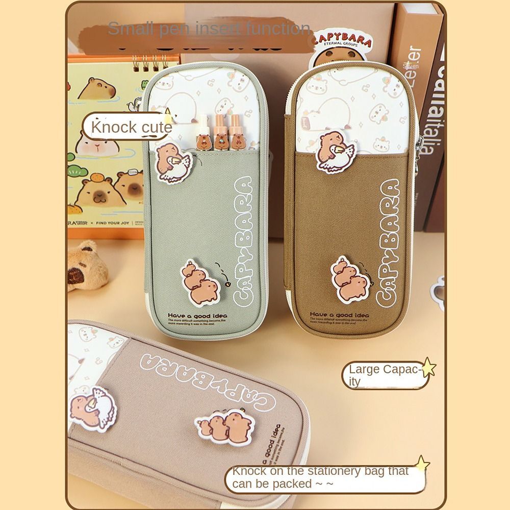 Detachable Pattern Pen Bag Stationery Storage Pouch Student Gift | eBay