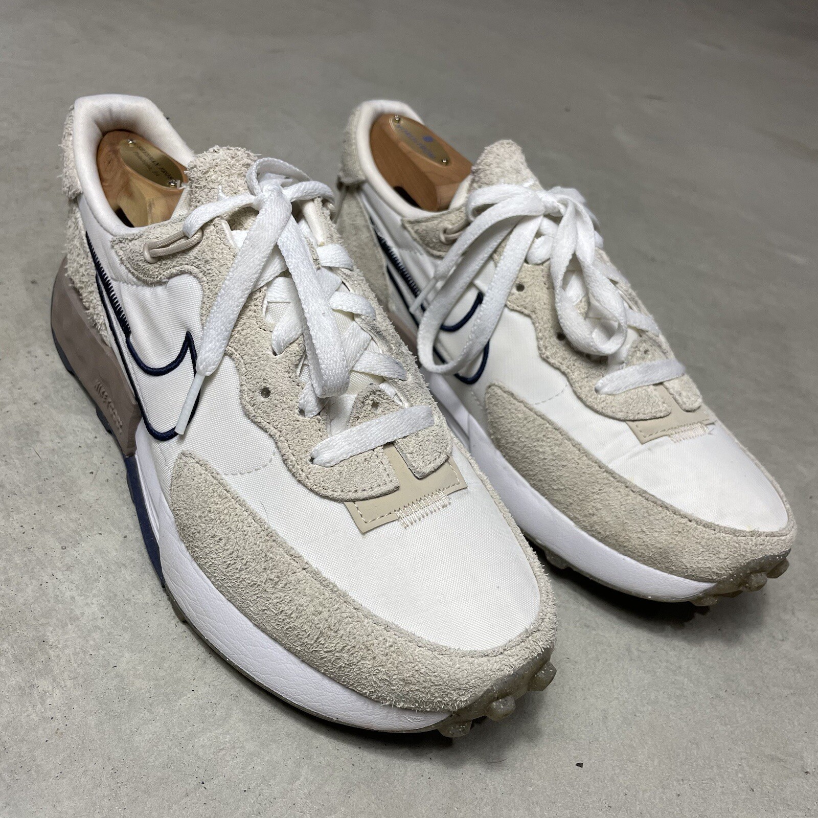 Nike Waffle Running Shoes Womens 7.5 Sanddrift White … - Gem