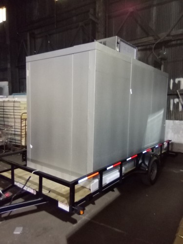 New 6 X 12 X 8 Walk In Portable Freezer Trailer 14' Overall | eBay