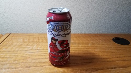 16oz. DALE EARNHARDT JR. BUDWEISER BEER CAN | eBay