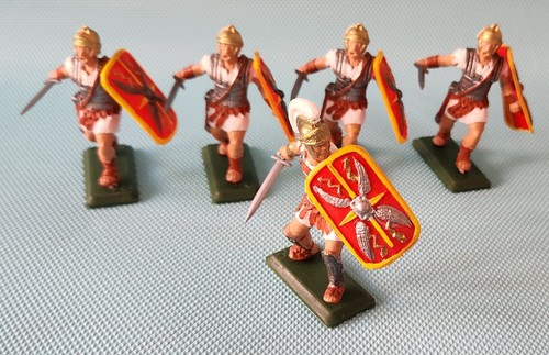 white ROMAN red shields Warriors Argentina DSG PLASTIC SOLDIERS ...