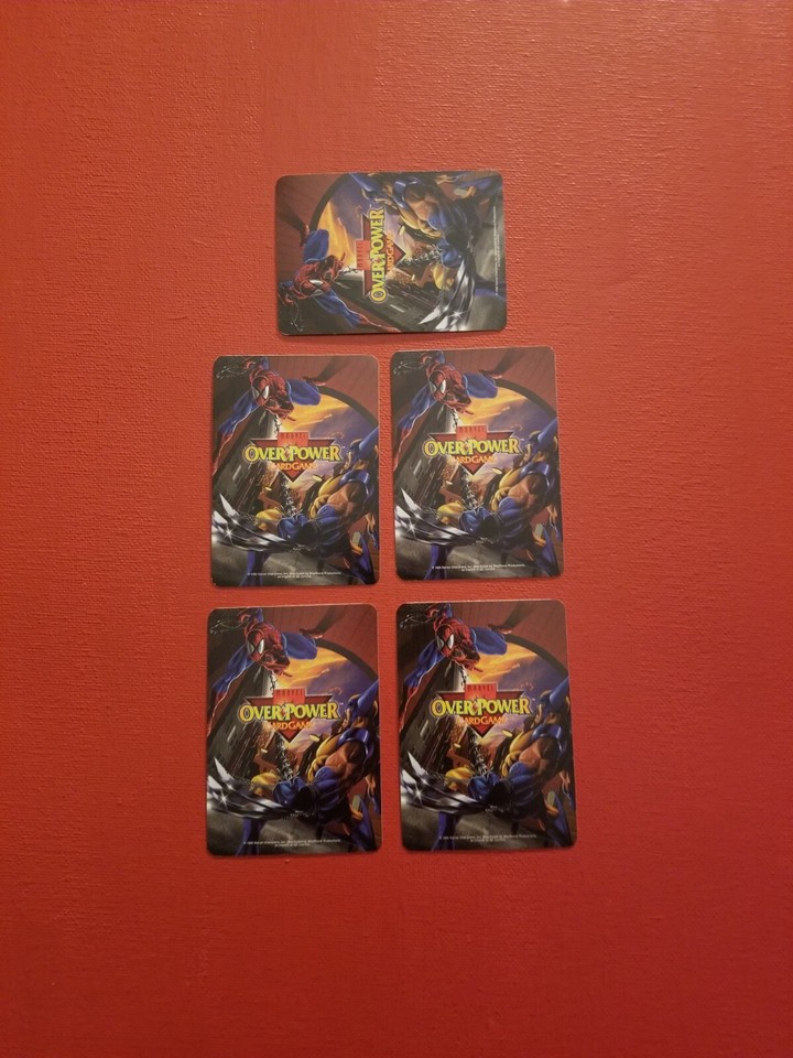 FLEER X-MEN OVERPOWER - TYPHOID MARY GAME CARDS LOT OF 5 DIFFERENT | eBay