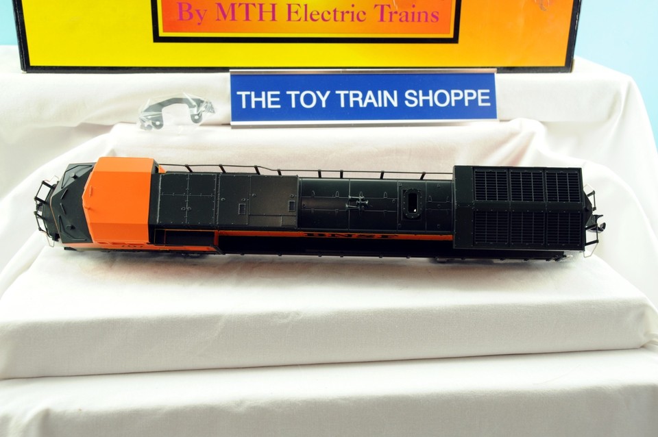 MTH RAIL KING 2307-3 BNSF (PUMPKIN) DASH-8 NON-POWERED DIESEL ENGINE ...