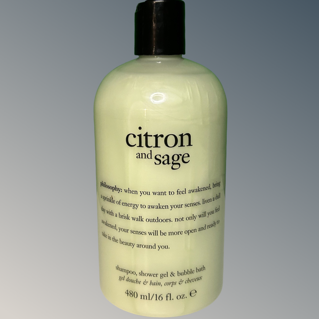 Philosophy Citron and Sage 16oz Shampoo Shower GEL Bubble Bath for sale ...