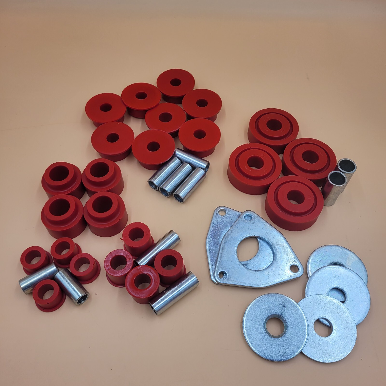 Land Rover DEFENDER 90/110 DISCOVERY 1 RRC POLYBUSH CLASSIC RED Part# ...