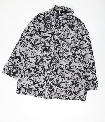 TIGI Womens Grey Geometric Jacket Size 10 Zip | eBay UK