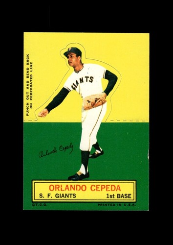 1964 Topps Stand Ups Set-Break Orlando Cepeda NR-MINT *GMCARDS* | eBay