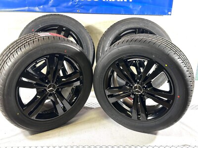 19" MERCEDES-BENZ ML250 GLOSS BLACK WHEELS TIRE FACTORY OEM 85241 2008 ...