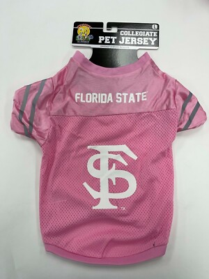 FSU Seminoles Dog Jerseys-Officially Licensed Pink College Pet Shirt ...