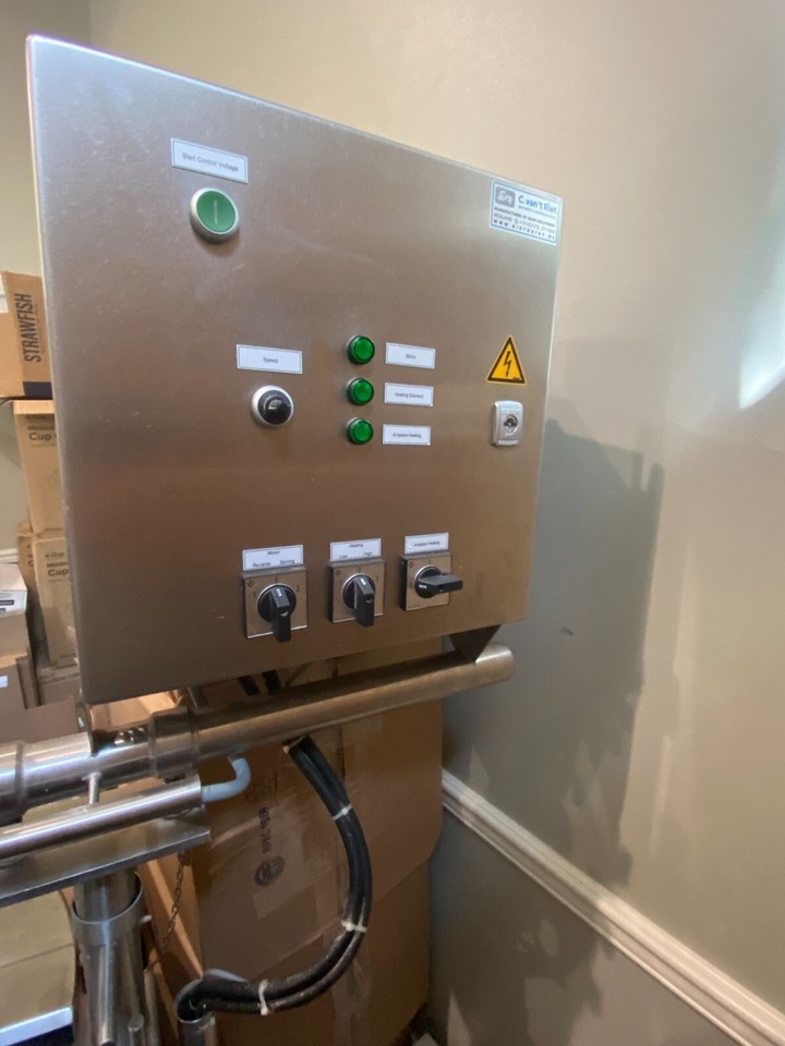 2019 C. Van't Riet 52 Gallon / 200 L VAT Batch Pasteurizer ...