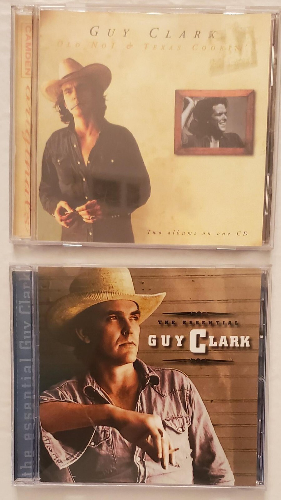 Guy Clark - Lot of 2 CD's - Essential Guy and Old No. 1 Texas Cookin ...