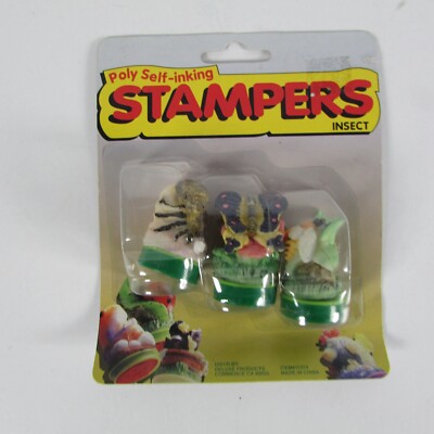 Deluxe Products Poly Self-Inking Bug Insect Stampers Set of 3 | eBay