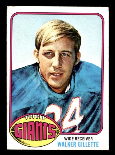 1976 Topps Football #214 Walker Gillette VG/EX *d3 | eBay