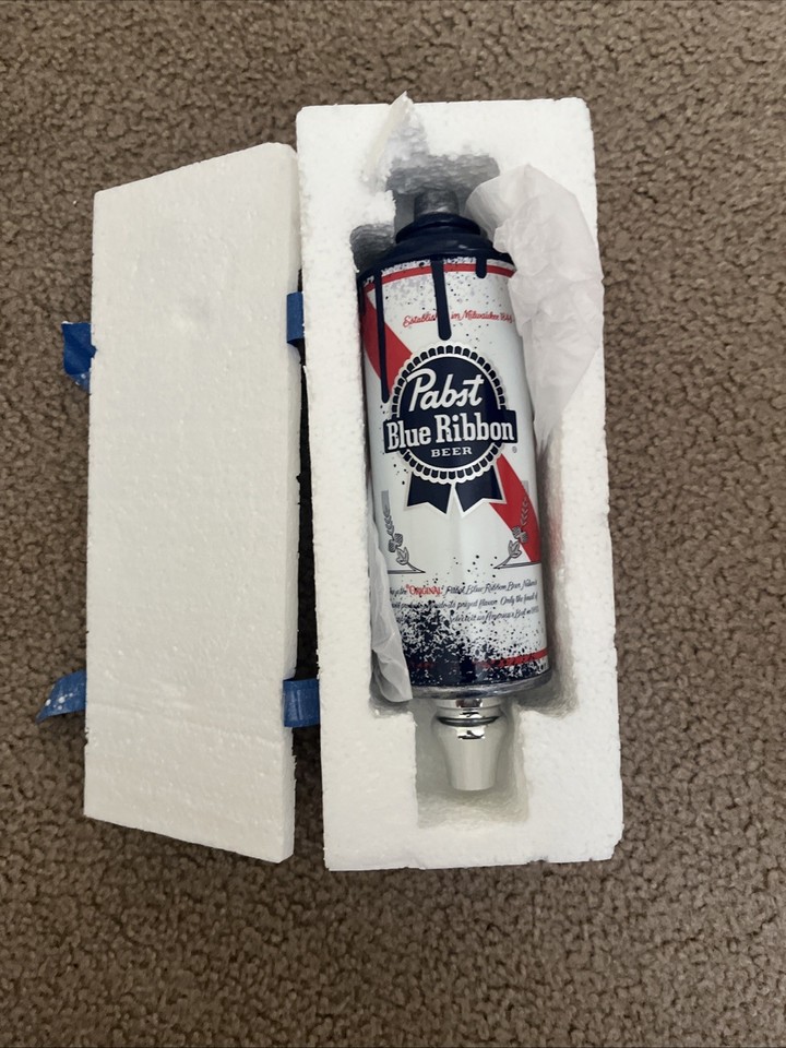 PABST BLUE RIBBON SPRAY PAINT CAN ARTIST SERIES RARE TAP HANDLE PBR ...