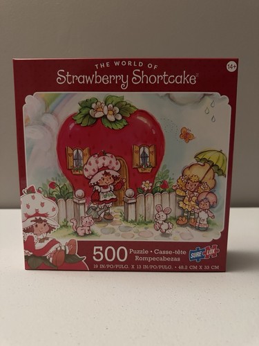 The World Of STRAWBERRY SHORTCAKE 500 Piece Puzzle 19" x 13" Sure-Lox ...