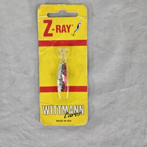 Vintage Wittmann Z-Ray Fishing Lures Zona Shad Treble Hook 1/16 oz | eBay