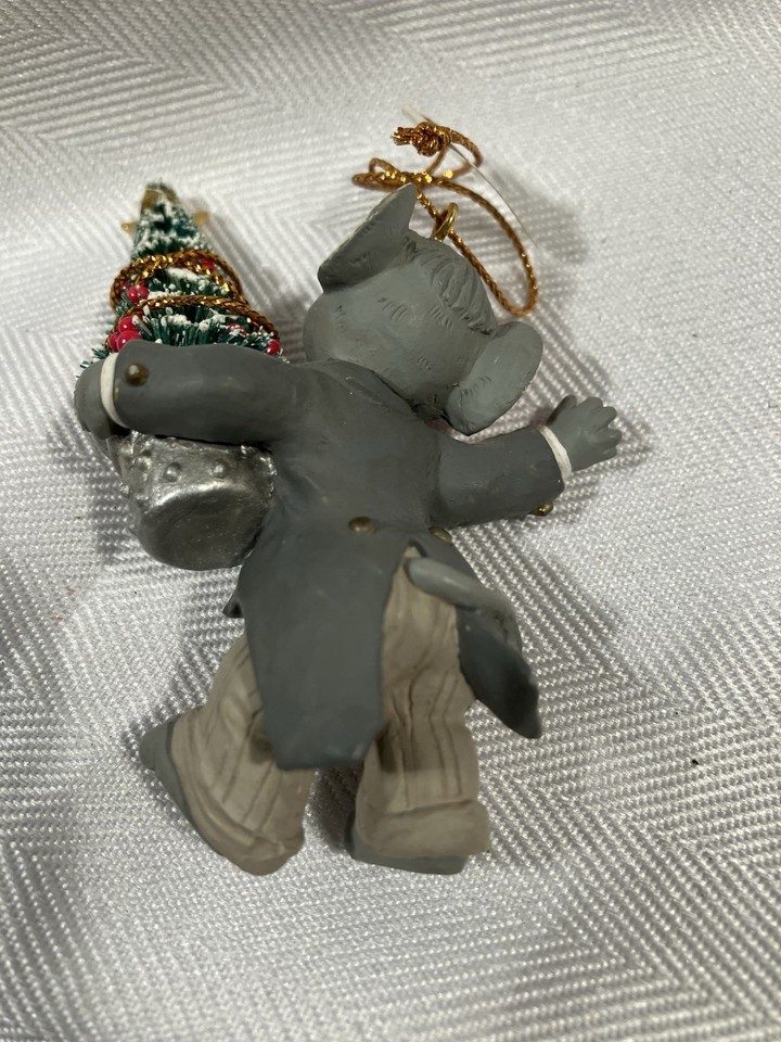 Midwest Mousekins Sterling Grey Christmas Ornament | eBay