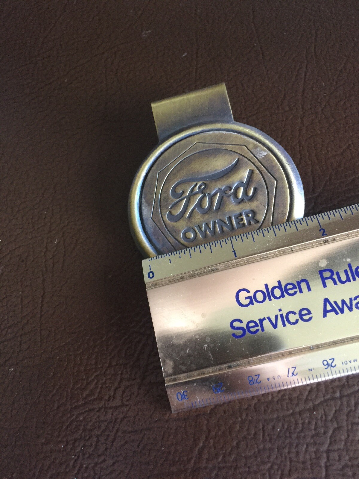 Ford Money Clip F150 Hotrod Mustang Car Truck Auto BRASS Cash Collector ...