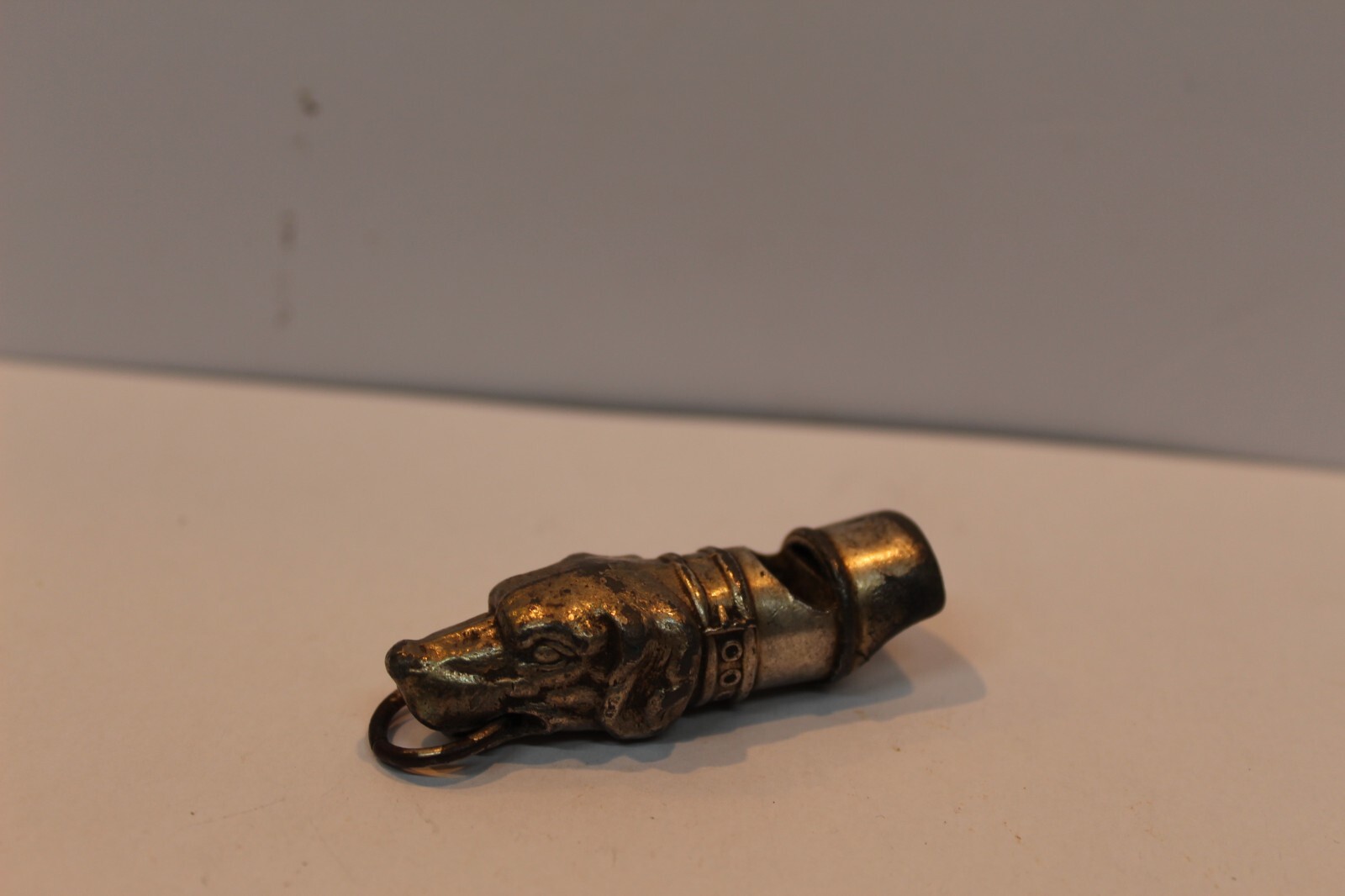 C19TH VICTORIAN SILVER PLATED DOG FIGURAL SHAPED WHISTLE | eBay