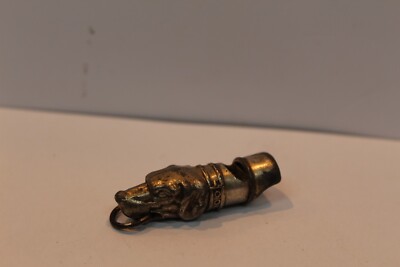 C19TH VICTORIAN SILVER PLATED DOG FIGURAL SHAPED WHISTLE | eBay